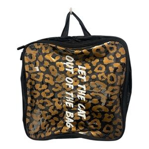 Miamica | Bags | Let The Cat Out Of The Bag Leopard Print Packing Cube ...